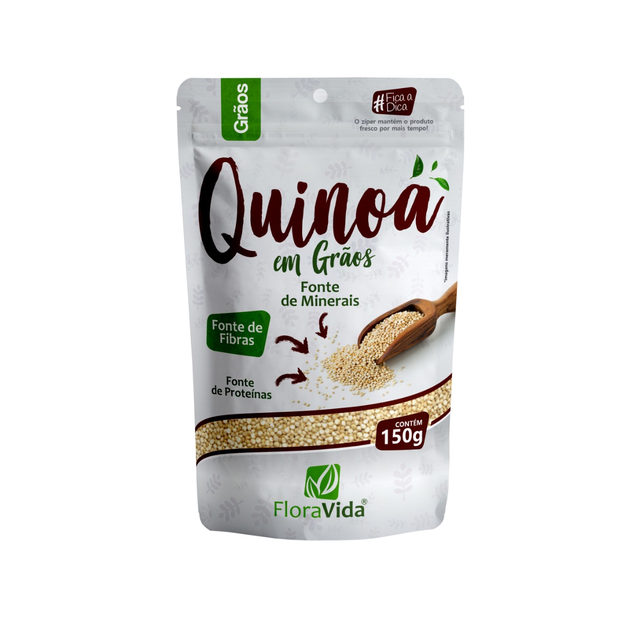 Quinoa em Grãos 150g – Floravida Natural