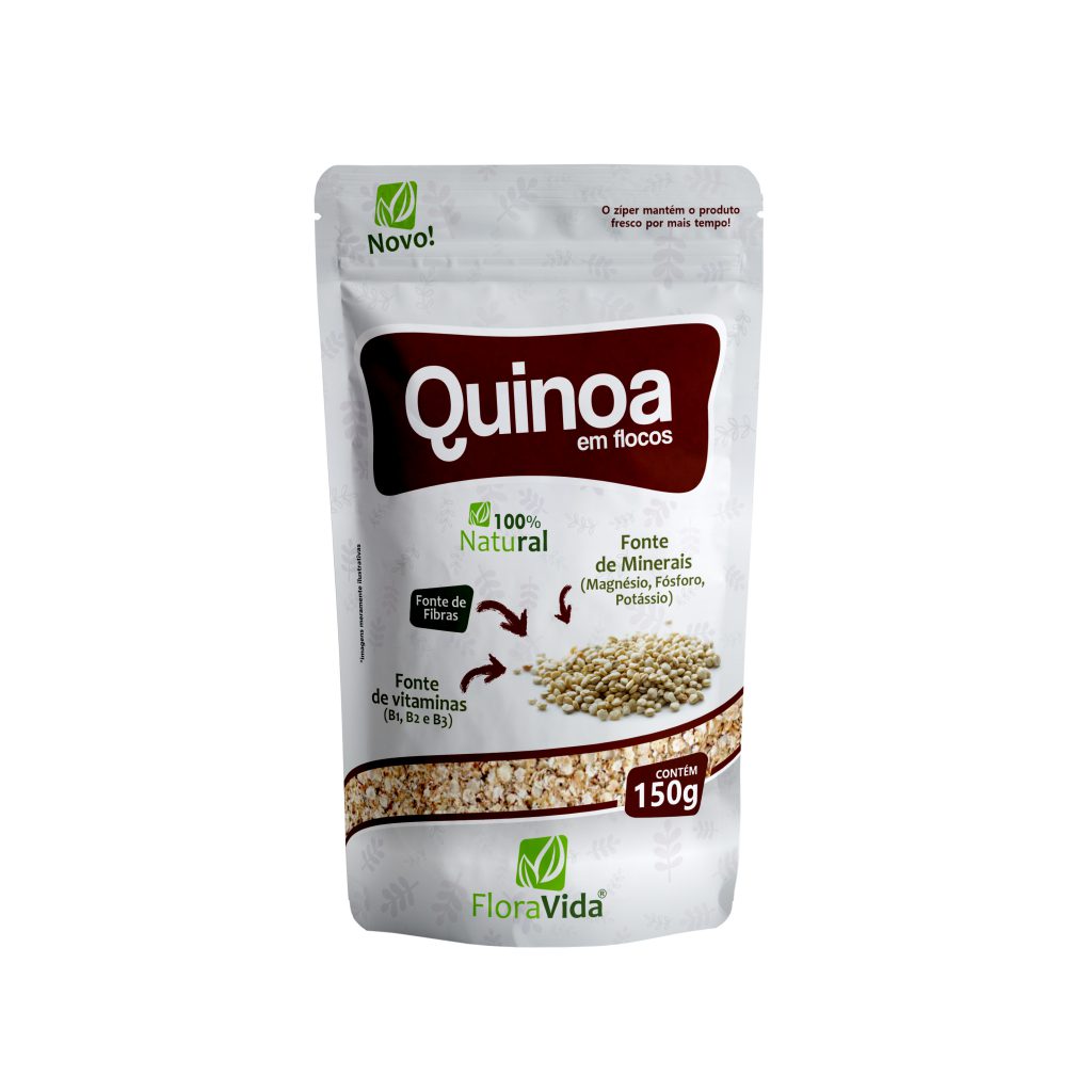 Quinoa em Flocos 150g – Floravida Natural