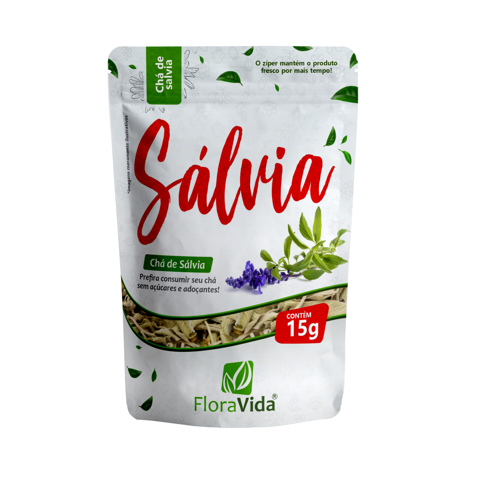 Sálvia 15g – Floravida Natural